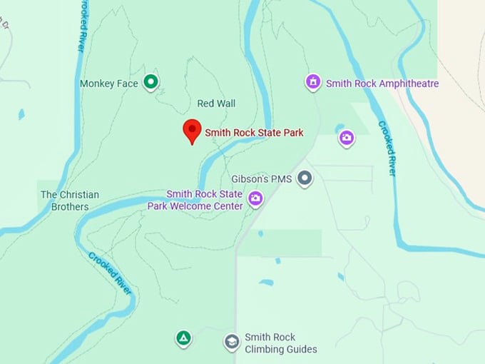 16. smith rock state park map