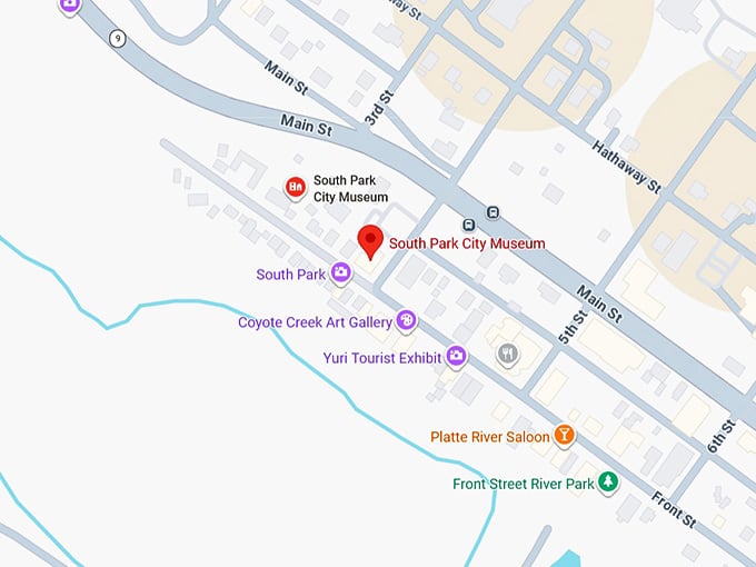 16. south park city museum map