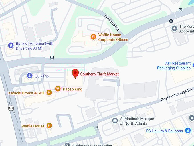 16. southern thrift market map