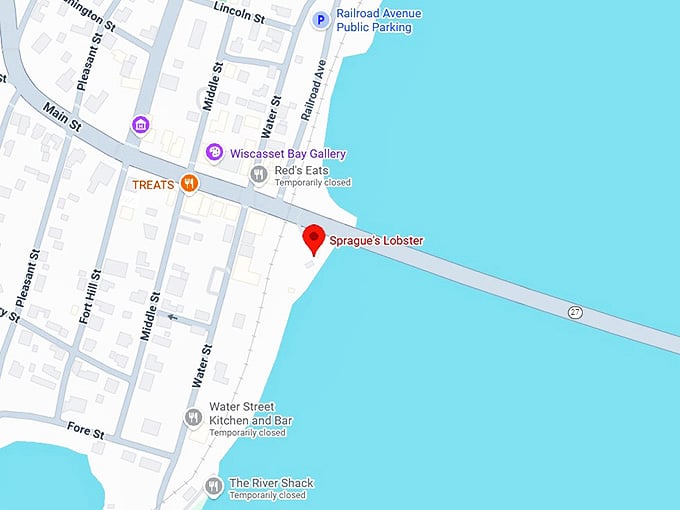 16. sprague's lobster map