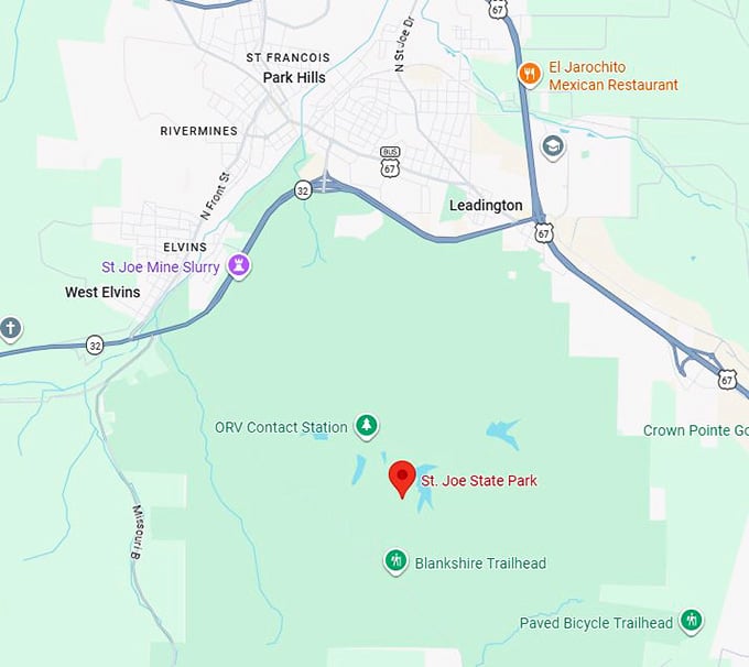 16. st. joe state park map