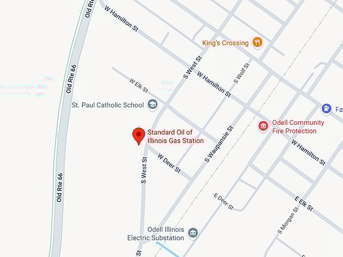 16. standard oil of illinois gas station map