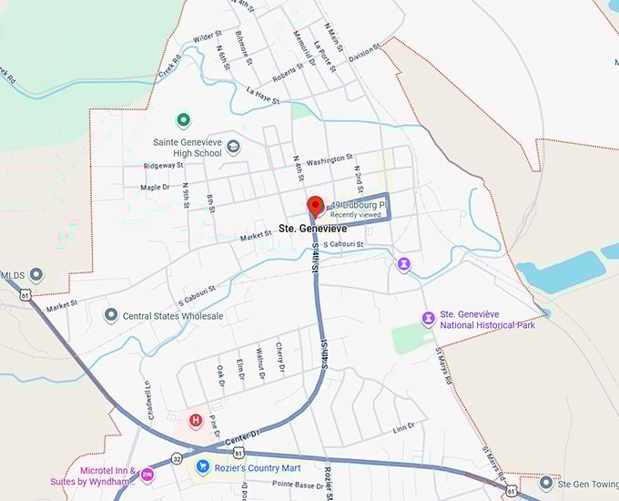 ste. genevieve map