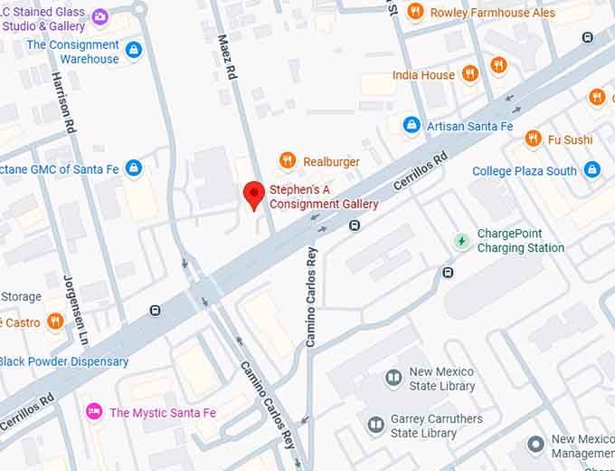 16. stephen's a consignment gallery map