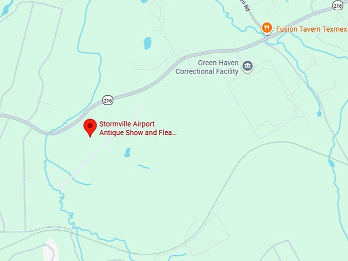 16. stormville airport antique show and flea market map