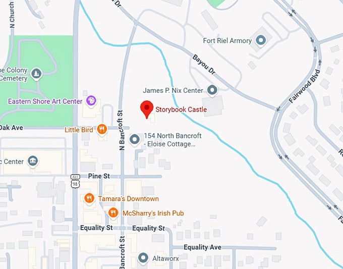 16. storybook castle map