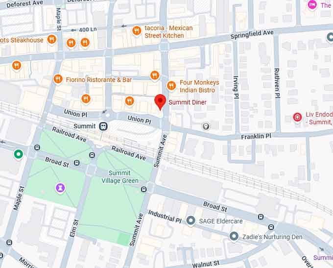 16. summit diner map