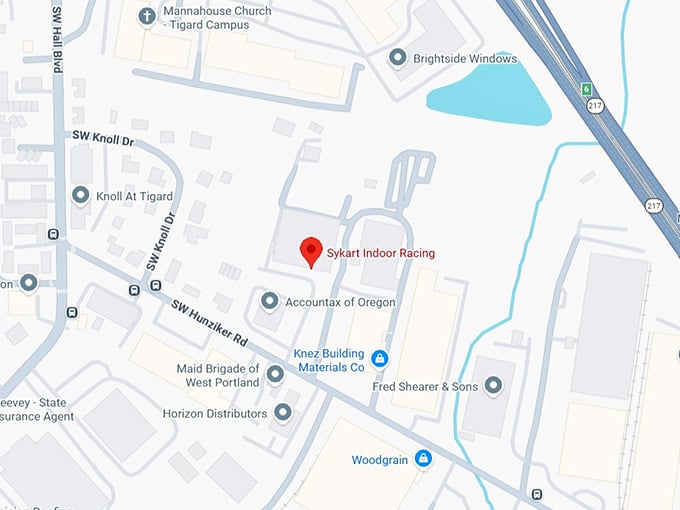 sykart indoor racing map