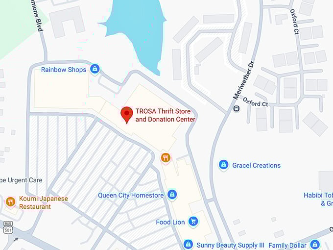 16. trosa thrift store and donation center map