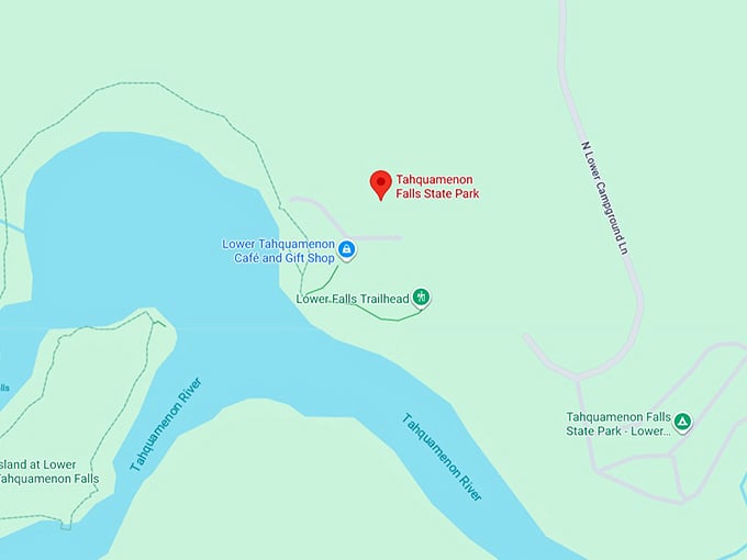 16. tahquamenon falls state park map