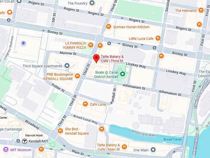 16. tatte bakery & cafe (318 third st) map