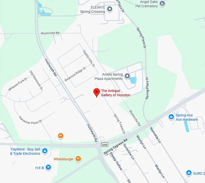 16. the antique gallery of houston map