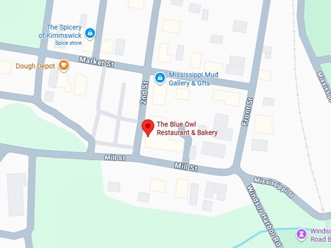 16. the blue owl restaurant & bakery's map