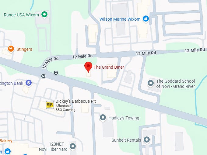 16. the grand diner map