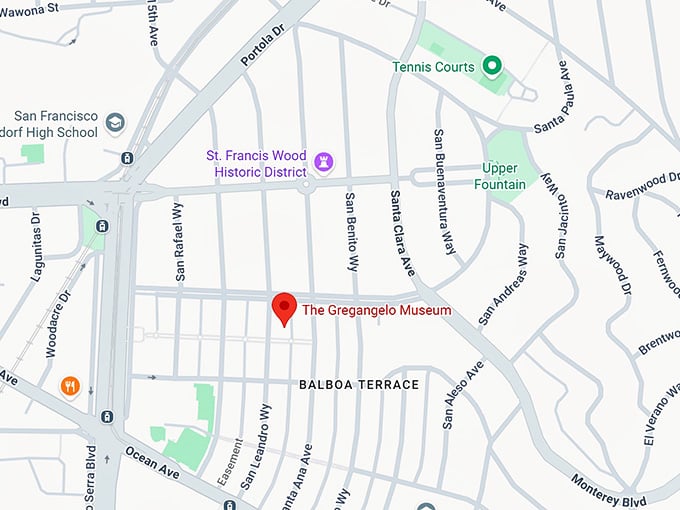 the gregangelo museum map