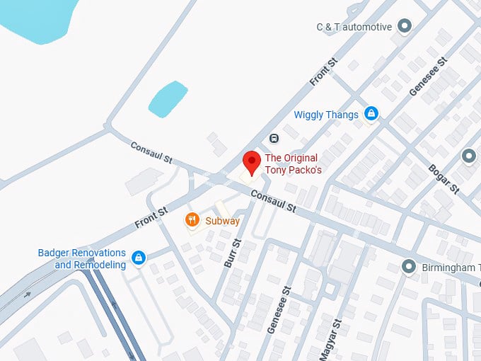 16. the original tony packo's map