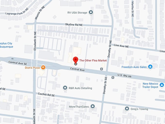 the other flea market map