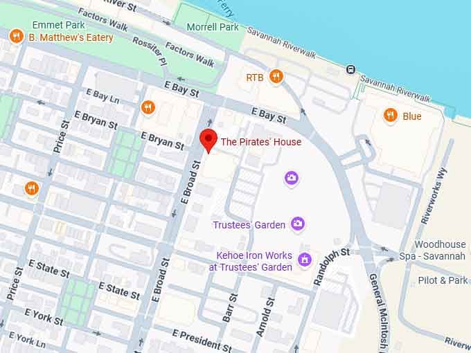 16. the pirates' house map