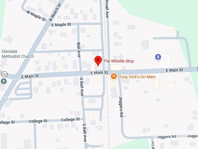 16. the whistle stop map