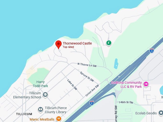 16. thornewood castle map