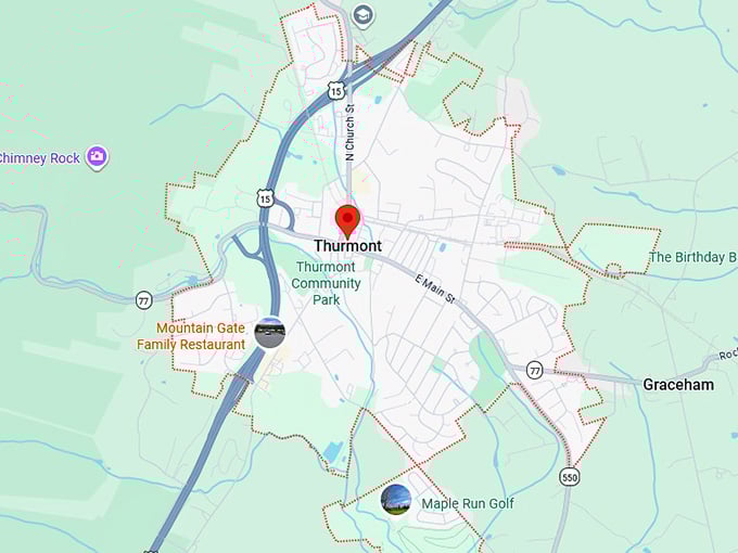 thurmont map