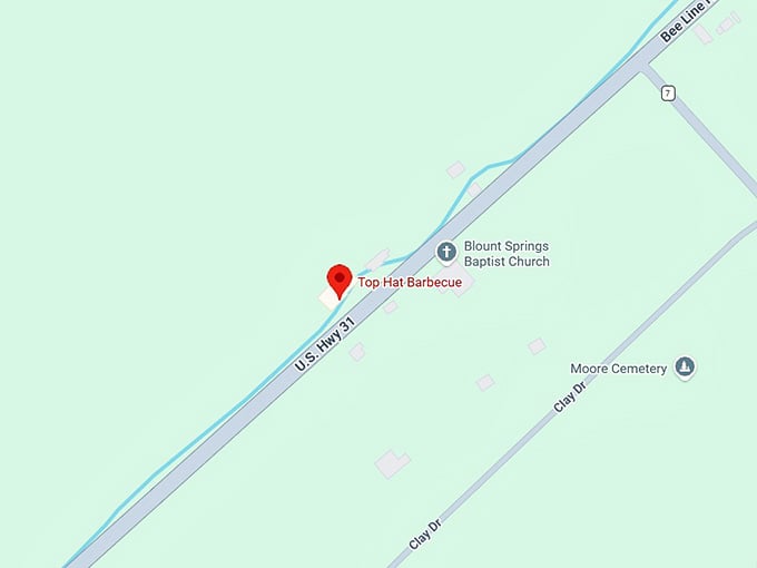 16. top hat barbecue map