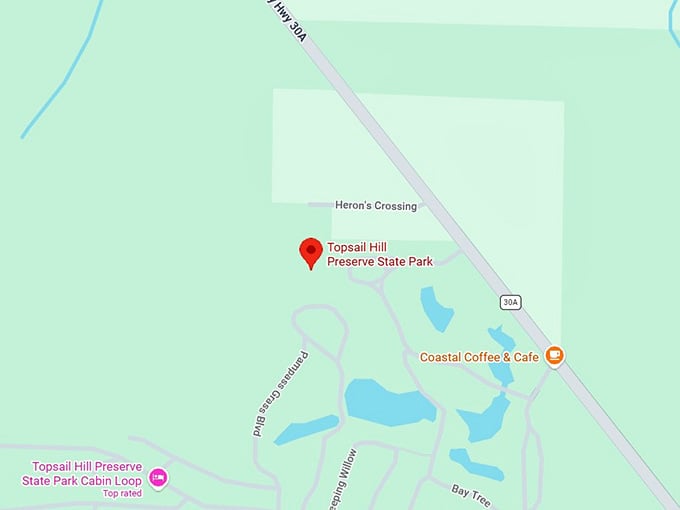 16. topsail hill preserve state park map