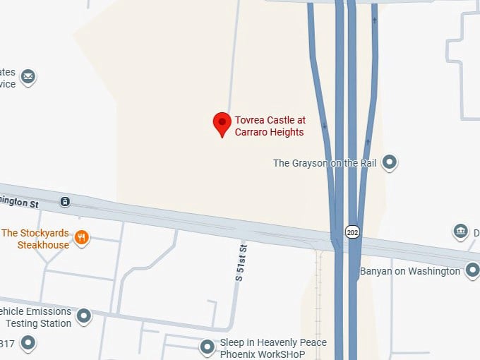 16. tovrea castle at carraro heights map