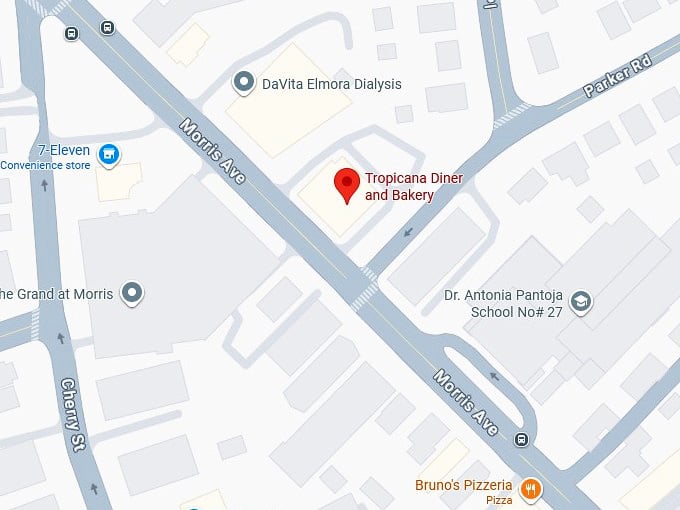 16. tropicana diner and bakery map