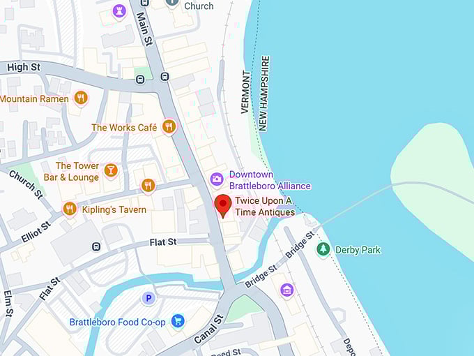 16. twice upon a time antiques map