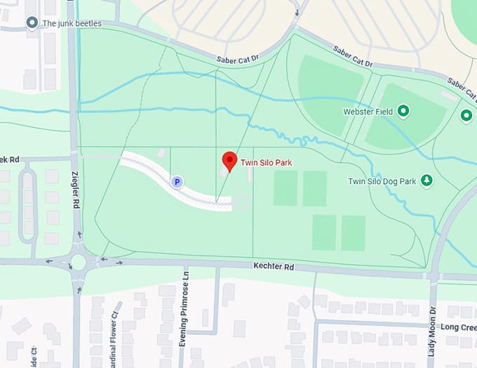 16. twin silo park map