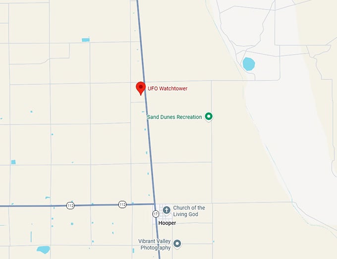 16. ufo watchtower map