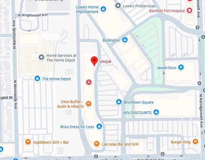 16. unique (6560 w fullerton ave) map