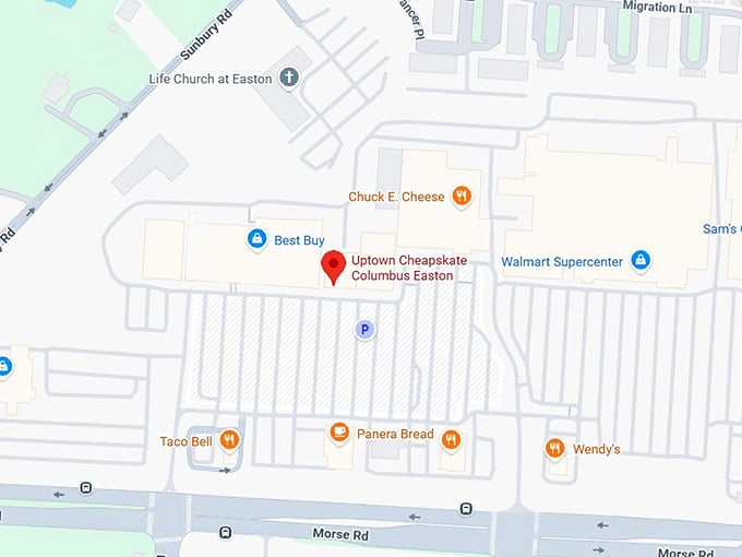 16. uptown cheapskate columbus easton map