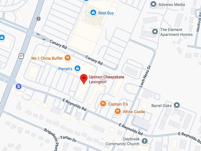 16. uptown cheapskate lexington map