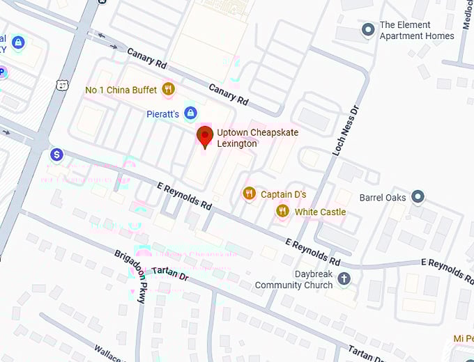16. uptown cheapskate lexington map