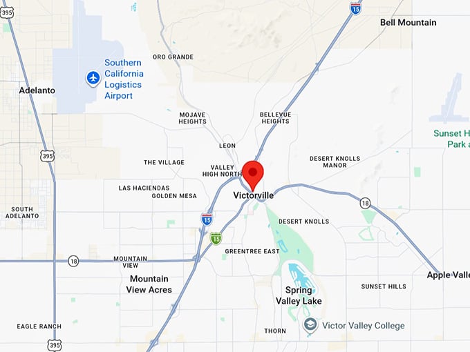 16. victorville ca map
