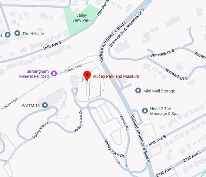 16. vulcan park and museum map