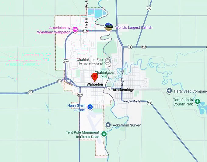 16. wahpeton map
