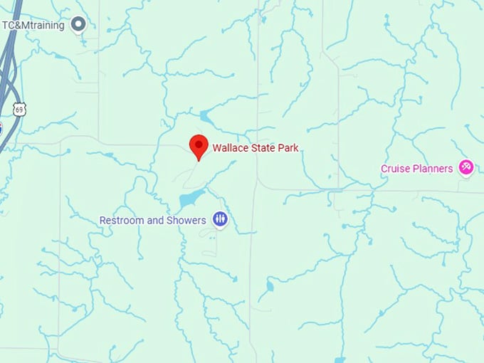 16. wallace state park map