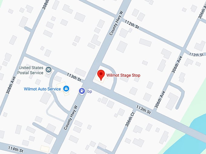 16. wilmot stage stop map