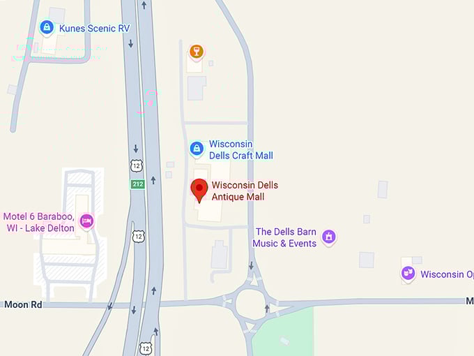 16. wisconsin dells antique mall map