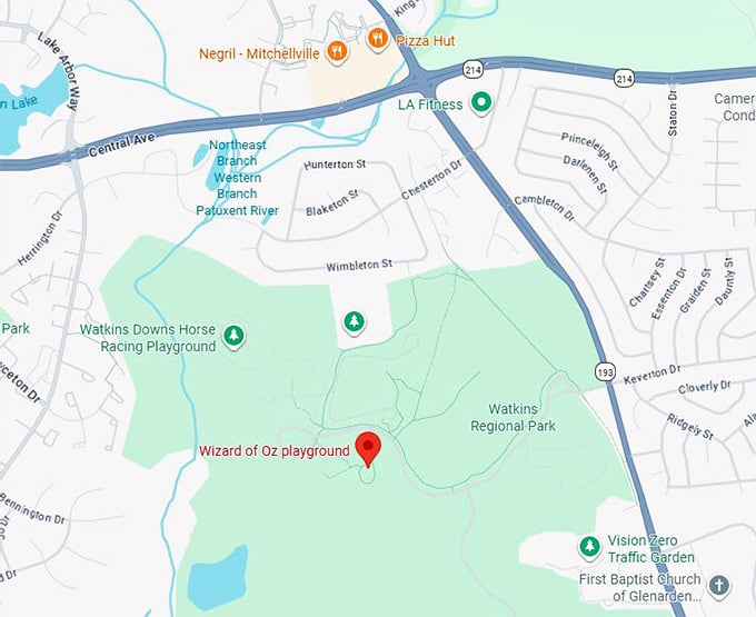 16. wizard of oz playground map