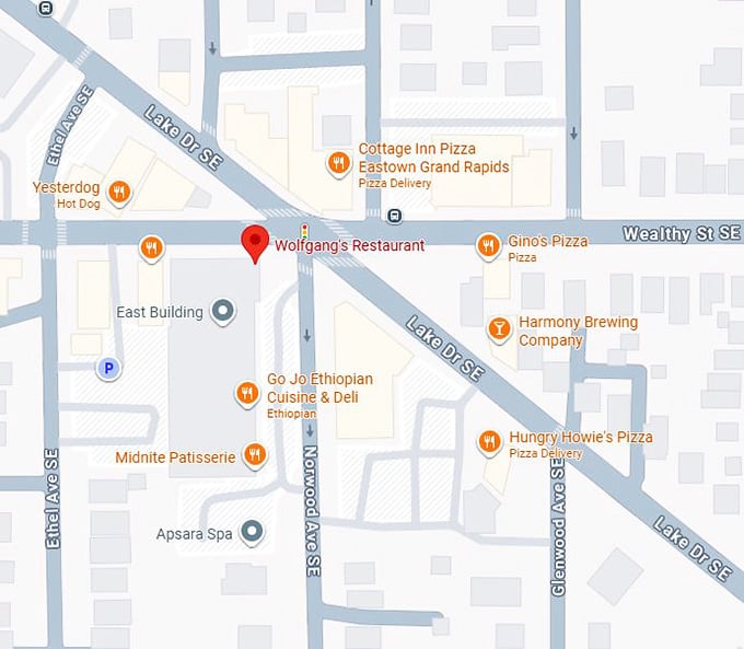 16. wolfgang’s restaurant map