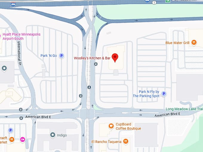 woolley's kitchen & bar map