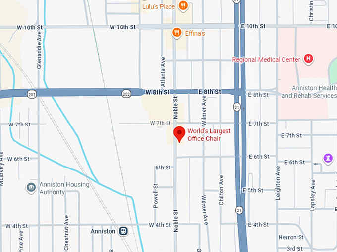 16. world&rsquo;s largest office chair map