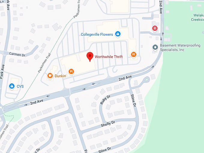 16. worthwhile thrift map