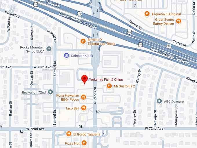 16. yorkshire fish & chips map