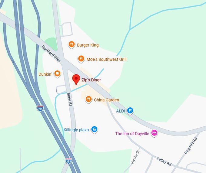 16. zip’s diner map