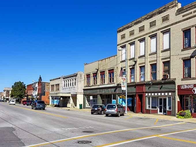 These historic facades have weathered decades gracefully, standing as testament to a community that values character over flash.